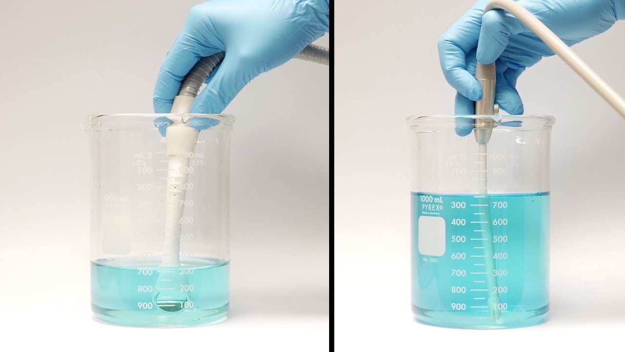 VIDEO: Purevac HVE System vs. Saliva Ejector One Liter Suction Test ...